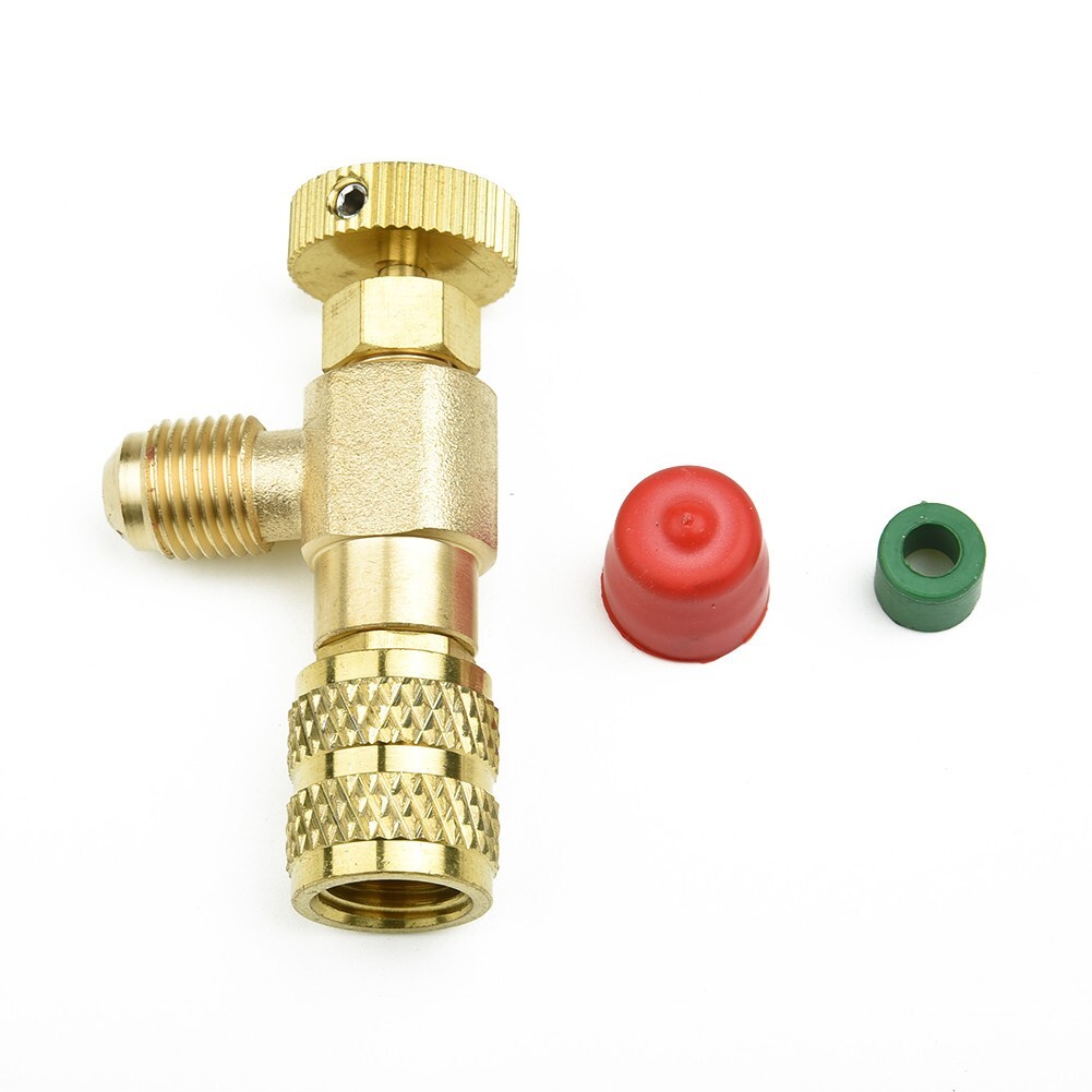 R410 R22 Air Conditioning Safety Valve Adapter with Precision CNC ...