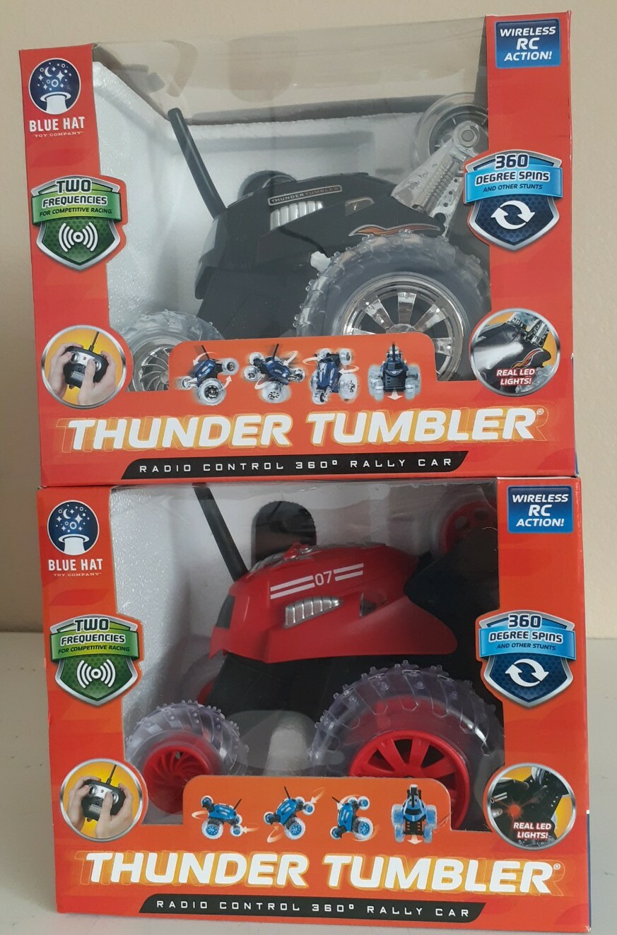 Thunder Tumbler Remote Control 360 Rally Car 27mhz 2 Frequencies ...