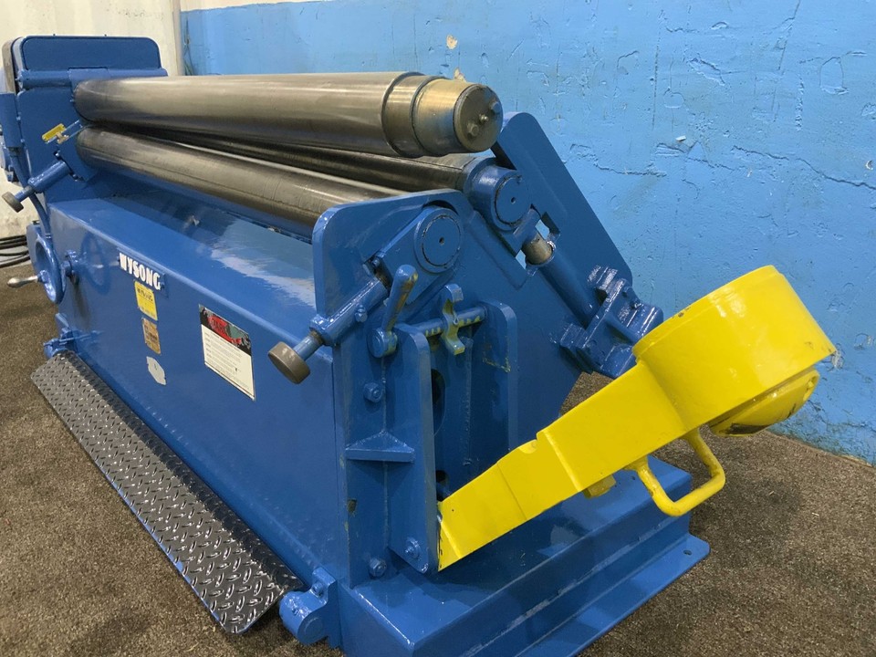 5' X 10 GA WYSONG MODEL #C-60 INITIAL PINCH PLATE BENDING ROLL: STOCK ...
