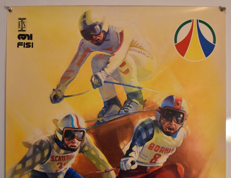Original Vintage Poster - fis world ski championships poster - Italy ...