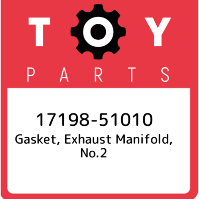 17198-51010 Toyota Gasket, exhaust manifold, no.2 1719851010, New ...