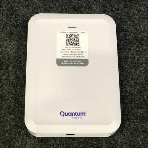 Quantum C6500XK Fiber-Optic Wall Modem/Router 10G XGSPON SmartNID 2 ...