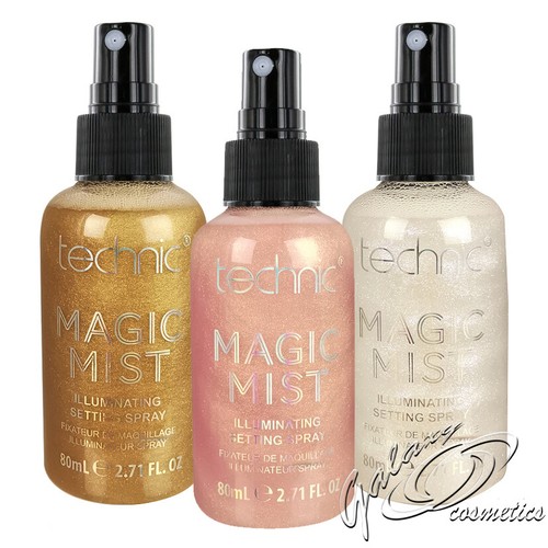 Technic Magic Mist Make-up Setting Spray Illuminating Glow Face Skin ...