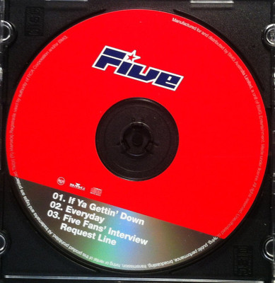 Five - If Ya Gettin' Down - CD Single - 1999 - 3 Tracks - Disc Only | eBay
