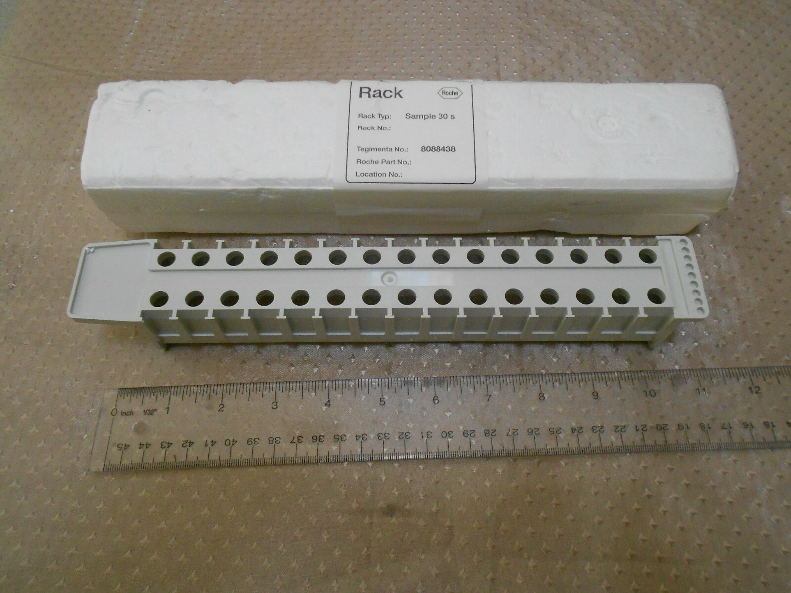 Brand New Roche Plastic Rack Sample 30 s 30x0.25in tubes 8088438 for ...