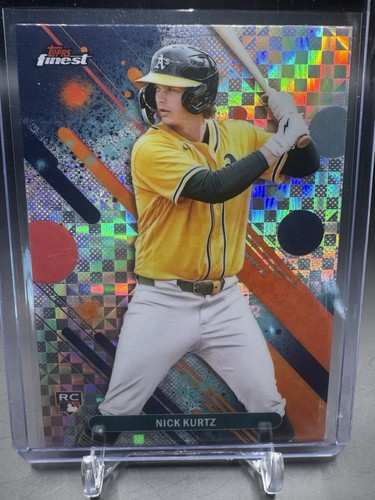 2025 Topps Finest Nick Kurtz RC Common X-Fractor #10 Athletics | eBay