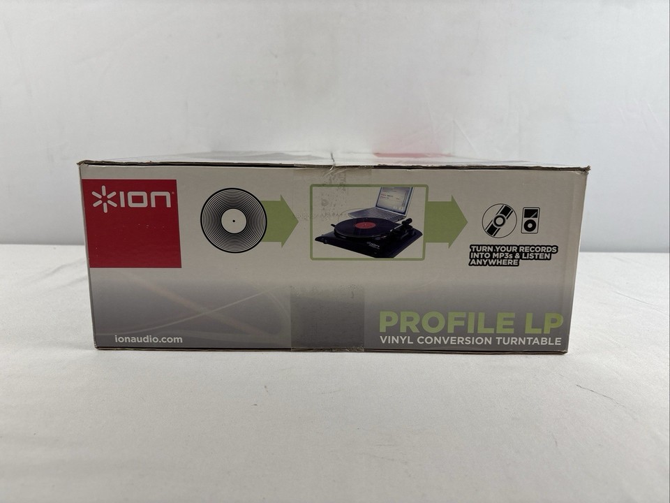 Ion Profile LP Vinyl Conversion Turntable Record Play NEW In Box | eBay