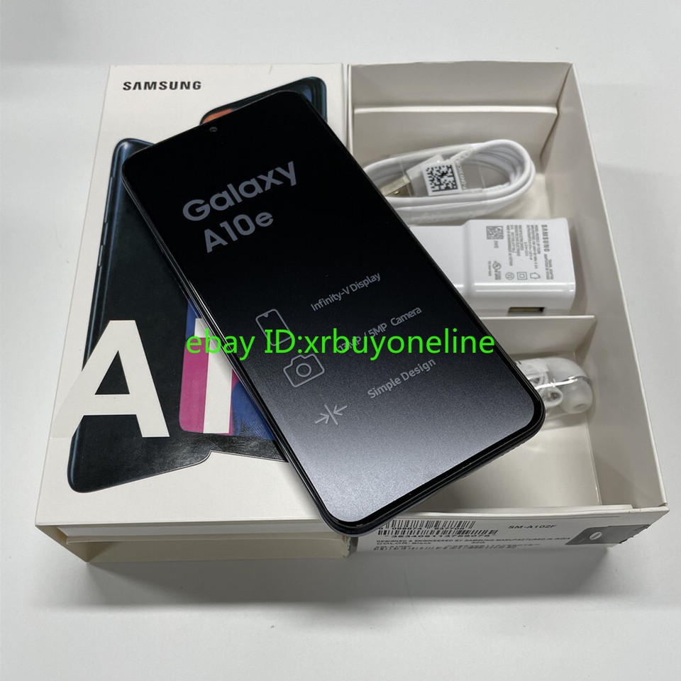 Samsung Galaxy A10e SM-A102U1 32GB ROM 2GB RAM Unlocked Smartphone- New ...