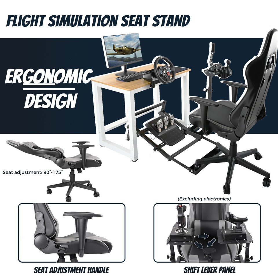 Hottoby Flight Joystick Simulator Stand Fit for Thrustmaster A10C Hotas ...