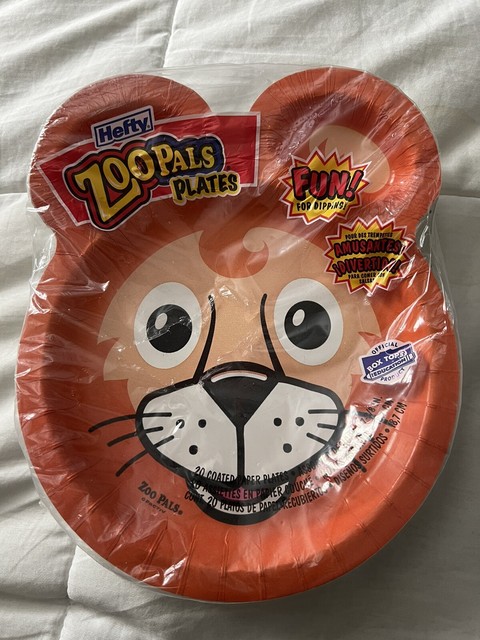 Hefty PCV11024 Zoo Pals Rainforest Plates - 20 Count for sale online | eBay