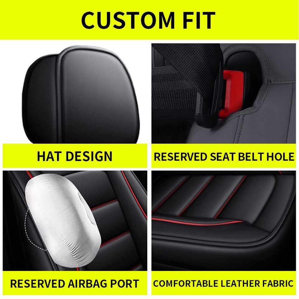 Car Front 2-Seat Covers Fit For Chevy Colorado 2015-2024 Crew Cab Z71 ...