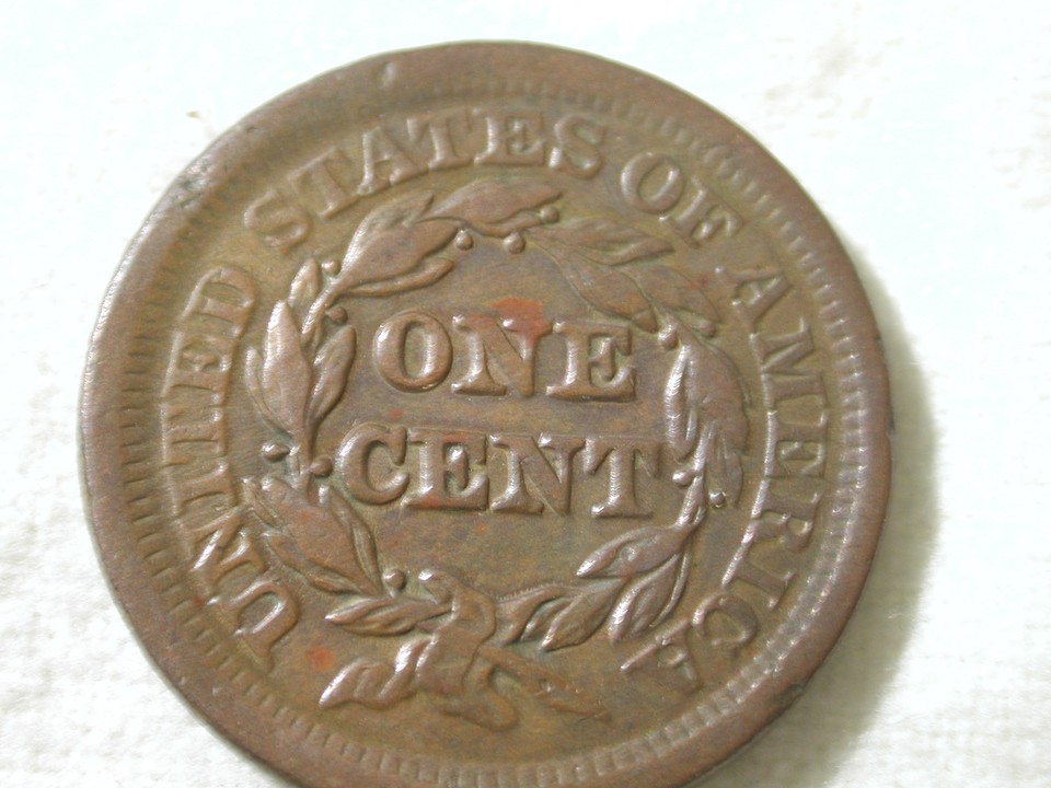 1854 U.S Grand Cent Portrait Modifié Cheveux Tressés Extra Fin | eBay