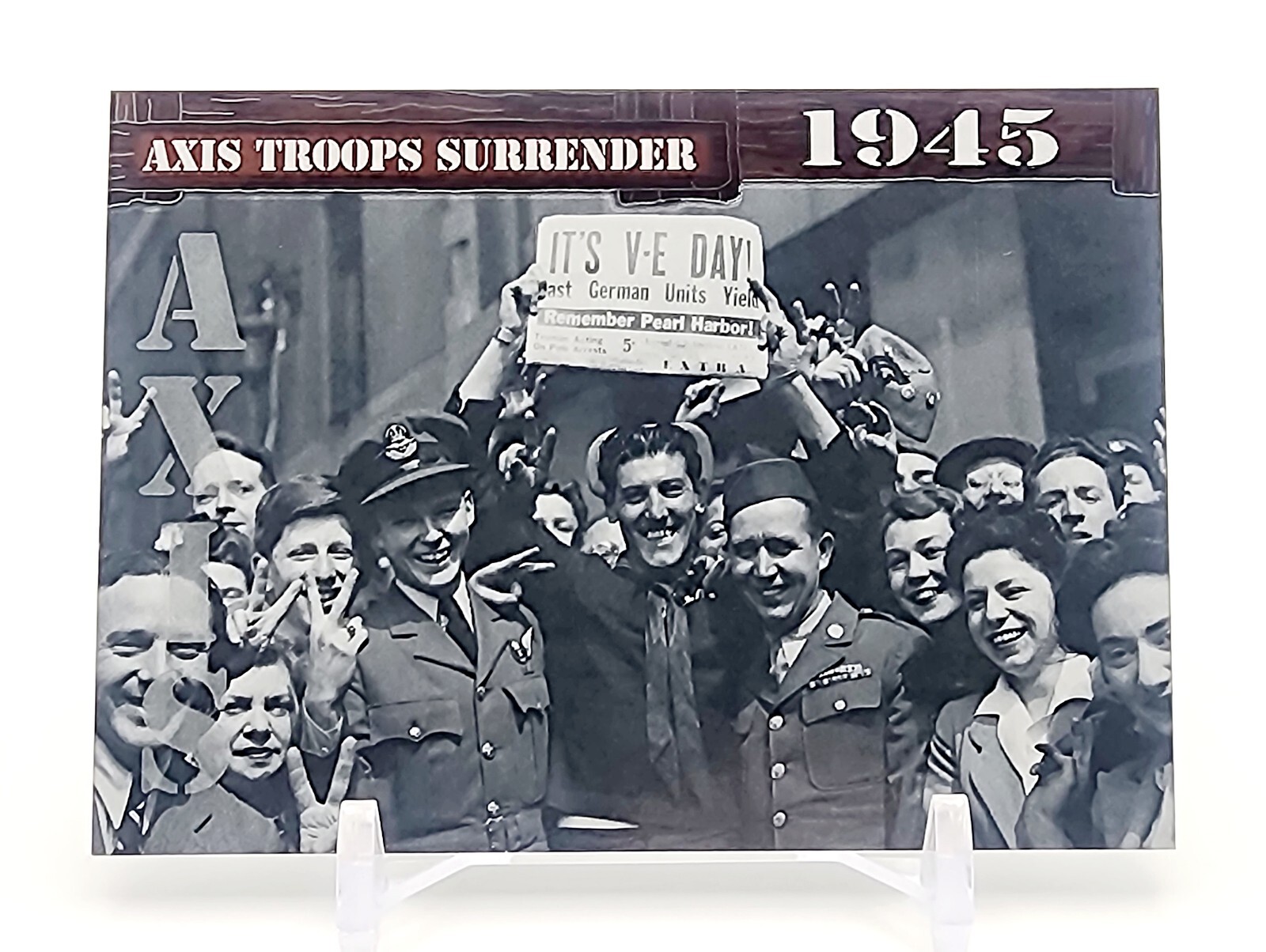 2021 Historic Autographs 1945: End Of WWII #57 Axis Troops Surrender ...