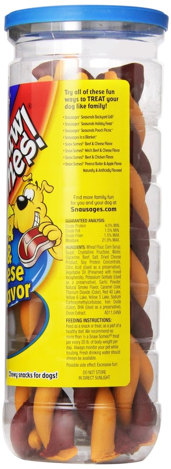 Snawsomes Dog Treats, Beef And Cheese, 9.75 Ounce (Pack Of 5) | eBay