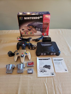 Nintendo 64 Toys R Us Limited Edition Console Set Gold Controller Boxed ...