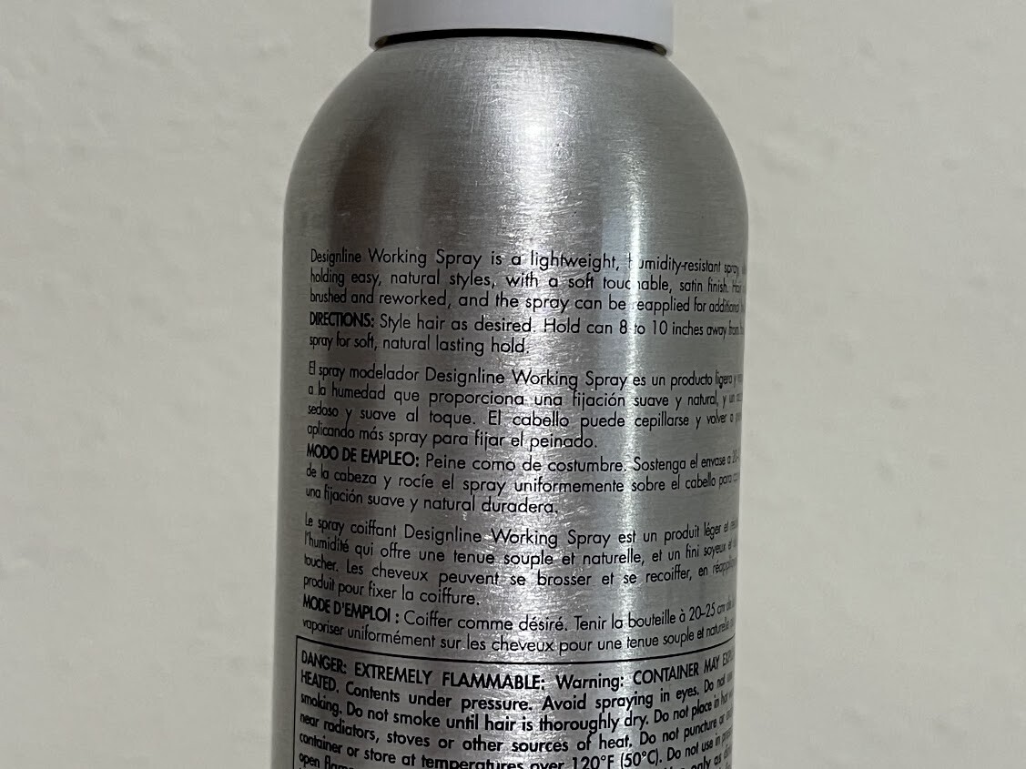 Regis Designline Working Spray 9 oz Ultimate Hairspray Flexible Hold | eBay