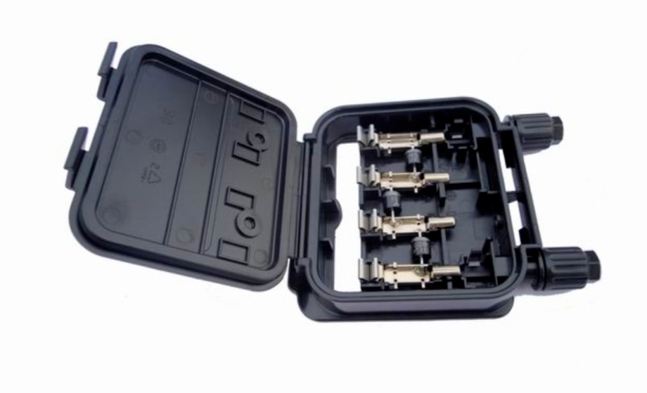 SUNCON PV JB4 SOLAR JUNCTION BOX w/CABLES & MC4 CONNECTORS *S52 | eBay