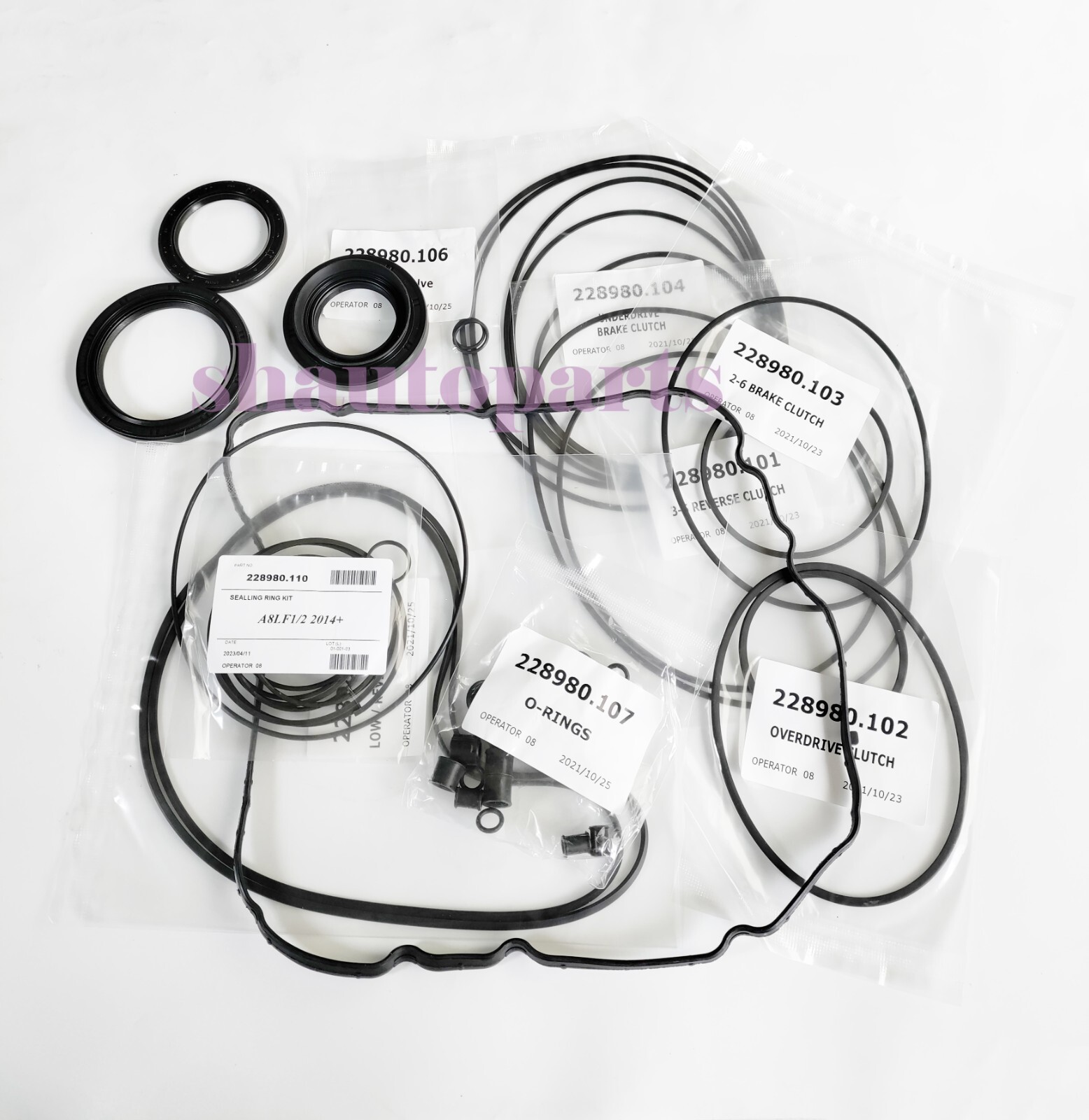 A8LF1 A8LF2 Transmission Overhaul Gasket Seals Rebuild Kit For Kia ...