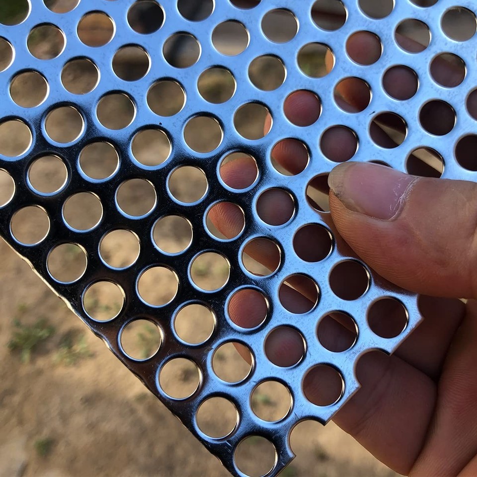Lightweight 0.4 lb Perforated Metal Sheet for Decorative and Utility ...