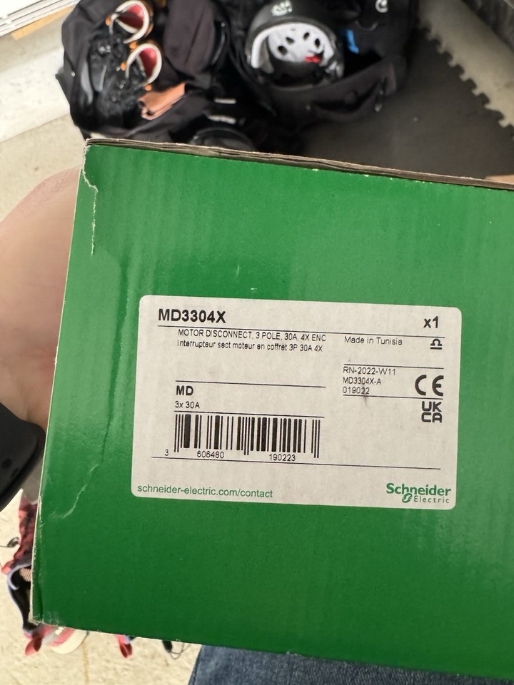 Schneider MD3304X 30 Amp Disconnect | eBay