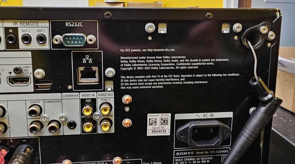 Sony - STR-AZ5000ES Premium ES 11.2 CH 8K A/V Receiver -Black (READ ...