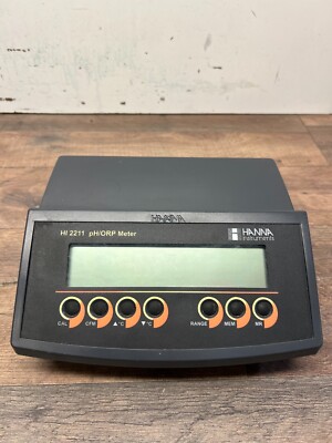 Hanna Instruments HI2211 Benchtop pH/mV Meter with 0.01 Resolution | eBay