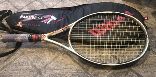 Wilson Hammer 4.4 Titanium Stretch Oversize Used tennis Racket Case | eBay