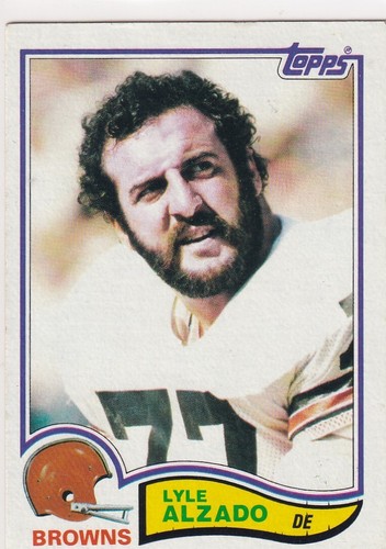 1982 TOPPS LYLE ALZADO CLEVELAND BROWNS RAIDERS FOOTBALL NFL GE-3910 | eBay