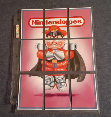 garbage pail kids game over nintendo street fighter m. bison capcom ...