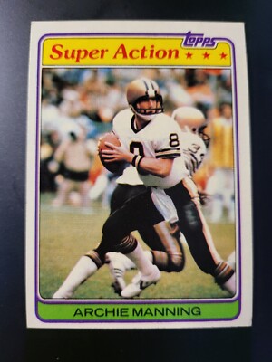 1981 Topps Archie Manning SUPER ACTION card #379. | eBay