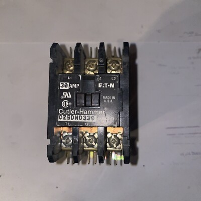 Cutler hammer C25DND330 DEFINITE PURPOSE CONTACTOR | eBay