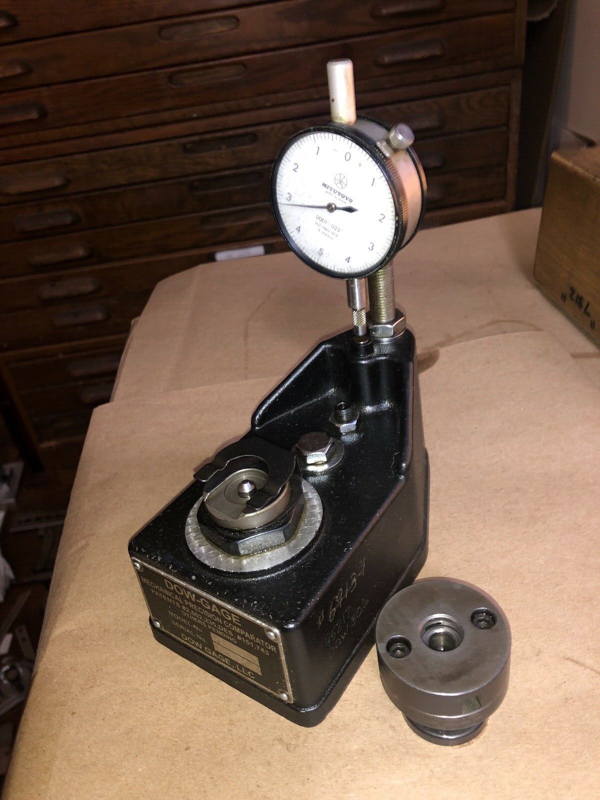DOW GAGE MODEL 10 MITUTOYO INDICATOR .0001"-.025" NO. 2803-10 | eBay