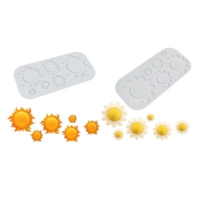 Elegant Lace Pattern Molds Cake Lace Molds Sun/Sunflowers Shaped for ...