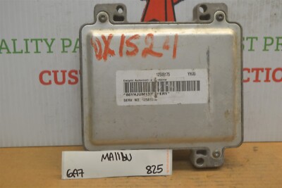 12581598 Chevrolet Malibu 2004 Engine Computer Module ECU Module 825 ...