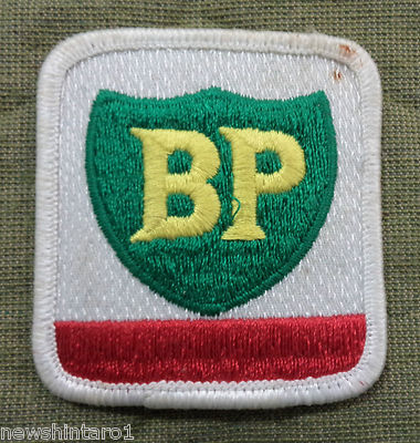 #D134. BP PETROLEUM CLOTH PATCH & TIN BADGE | eBay