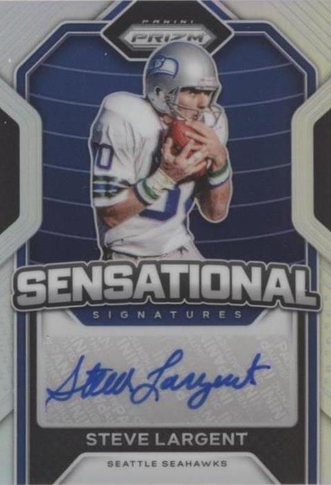 2020 Panini Prizm - Sensational Signatures Steve Largent #48 /35 (AU ...