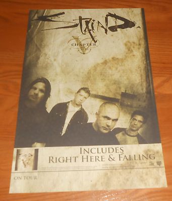 Staind Chapter V Poster Original 2005 Promo 17x11 | eBay