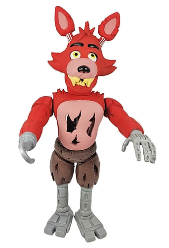 mexican ANIMATRONIC FOXY THE PIRATE action figure 9" FNAF five nights ...