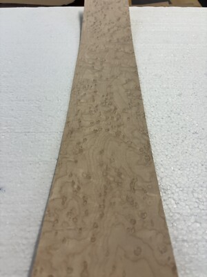 Birdseye Maple wood veneer 4" x 24" with paper backer sample size A ...