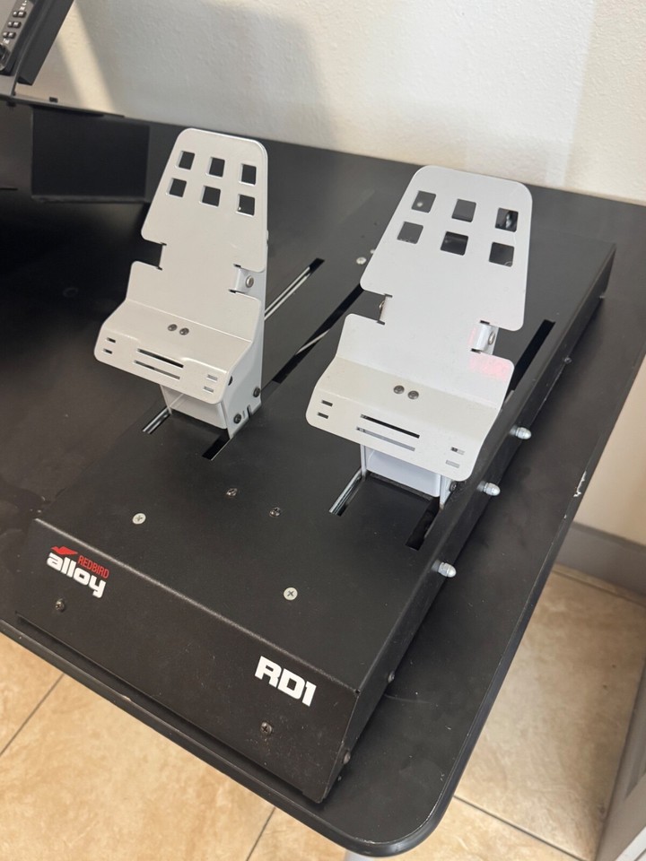 Redbird Alloy RD1 Rudder Pedals Flight Sim Controller - NEVER USED | eBay