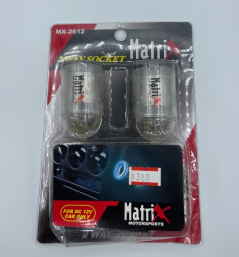 MATRIX MOTORSPORTS MX-2612- 2 WAY SOCKET FOR DC 12V CAR ONLY NEW | eBay