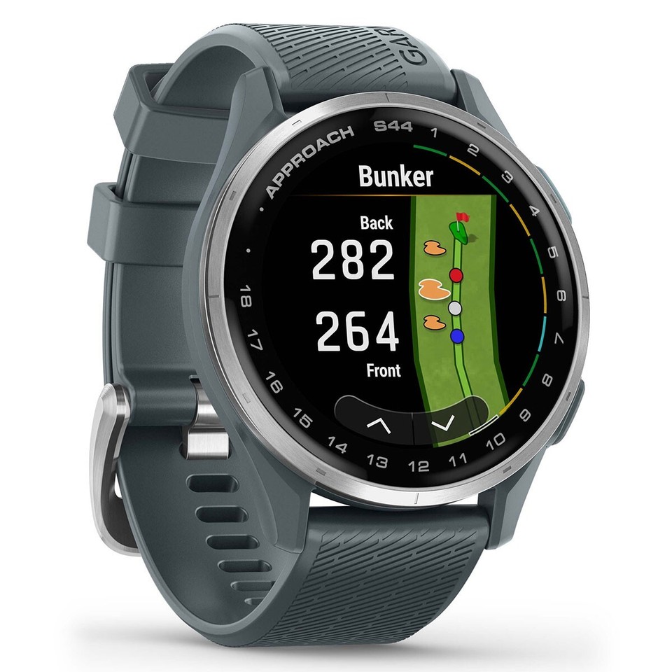 Garmin Approach S44 Golf GPS Golf Watch with PinPointer, AMOLED Display ...