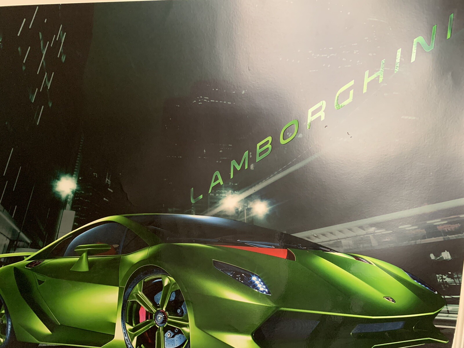 Lamborghini Sesto Elemento Poster