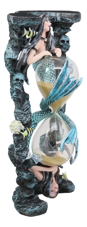 Ebros Large Sirens Of The Seas Necromancer Gothic Mermaid Sand Timer ...