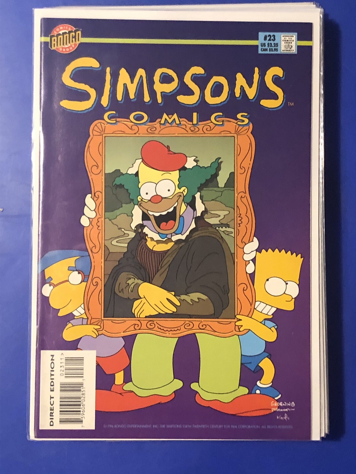 The Simpsons Comics #23 1ST PRINT APPEARANCE Itchy & Scratchy BONGO ...