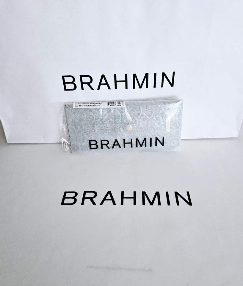 NEW BRAHMIN FRISKY MONTEGO CREDIT CARD WALLET | eBay