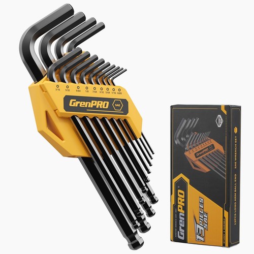 Allen Wrenches Sets, SAE Allen Key Set, 13 Pieces Hex Keys Set, Hex Socket Sc... | eBay