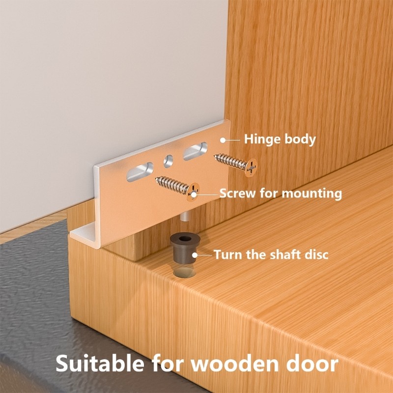 Concealed Shaft Door Hinges Corner Bracket for Door, Cabinet Hardware ...