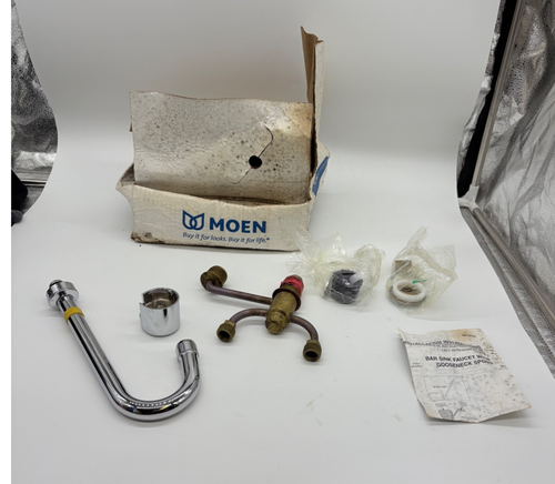 Moen Bar Sink Faucet Gooseneck Spout Model 8901 With Instructions | eBay