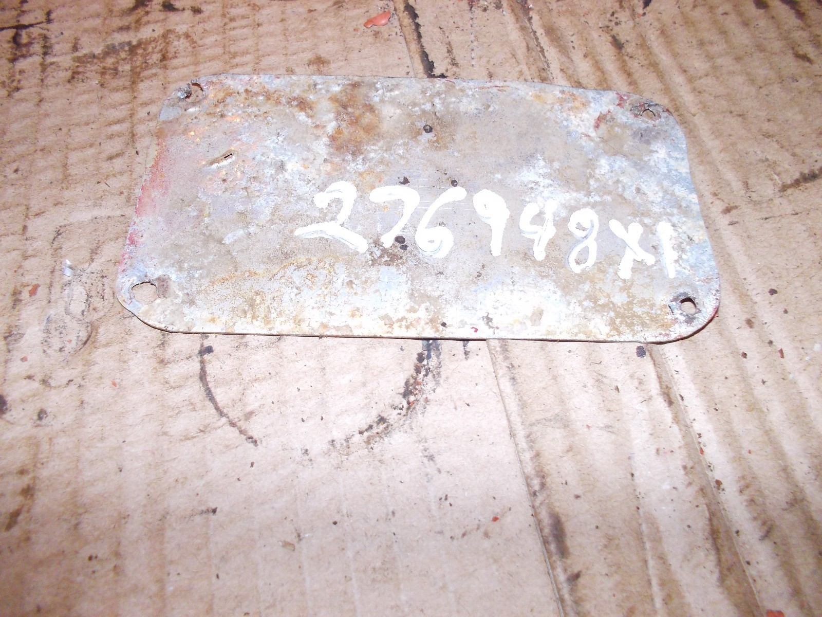 1951 Farmall M Rowcrop tractor Original IH Serial Number tag #276948X1 ...